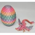 3D Printed Dragon In Egg Articulated Toy Dragon with Wings Surprise ...