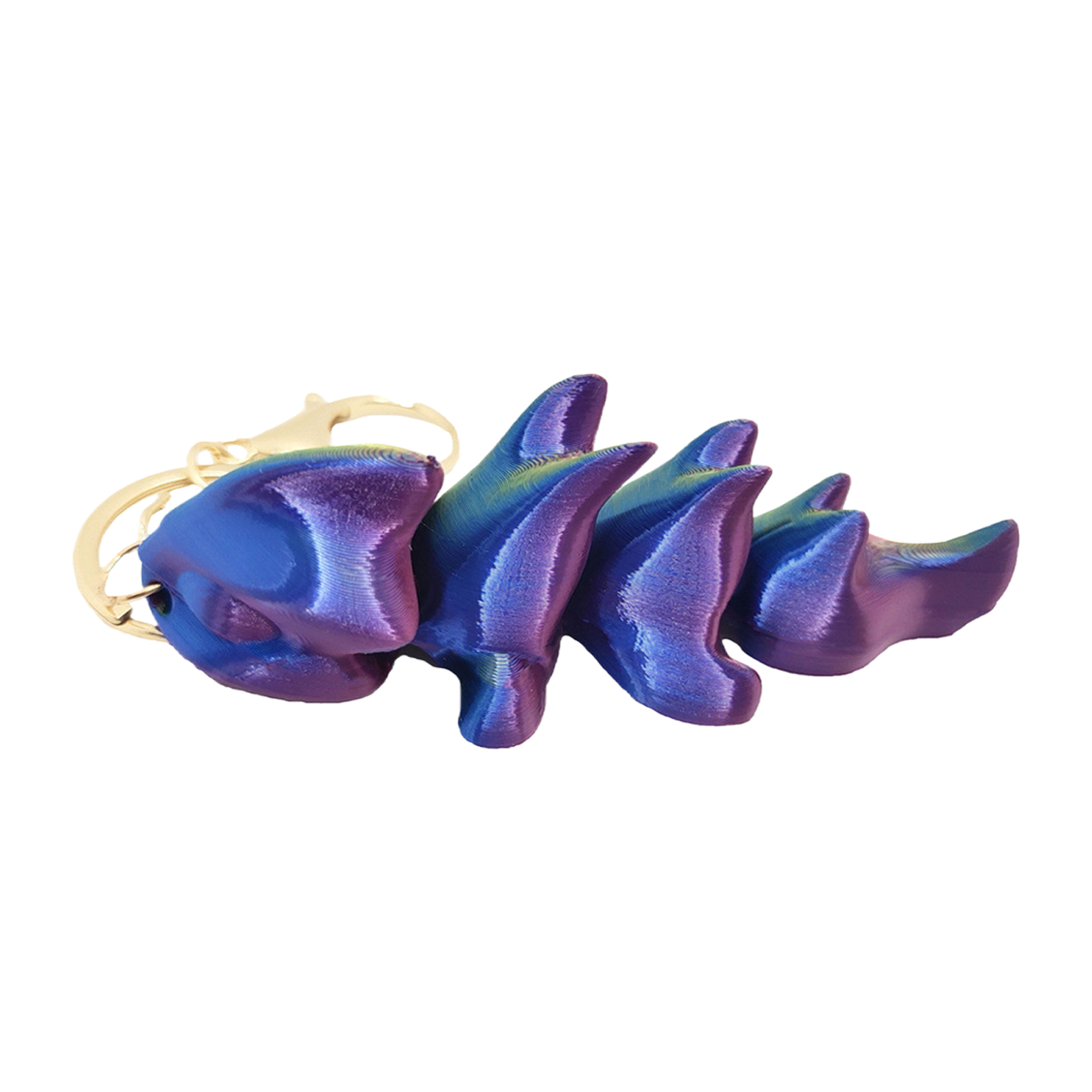 3D Printed Dragon Keychain,Unique Animal Pendant,Movable Bone Dragon ...