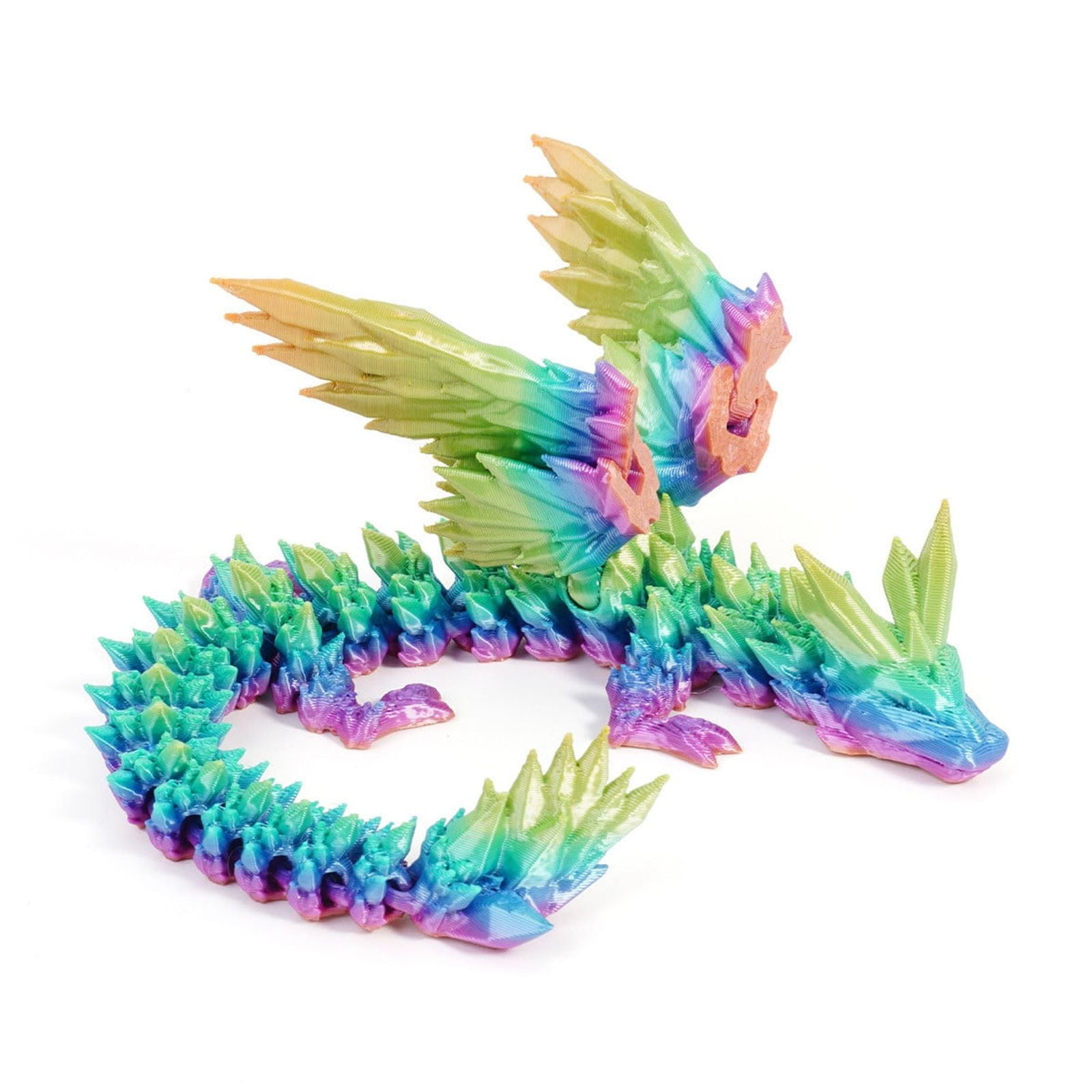 3D Printed Dragon, Mechanical Dragon, Articulated Dragon with Moveable ...