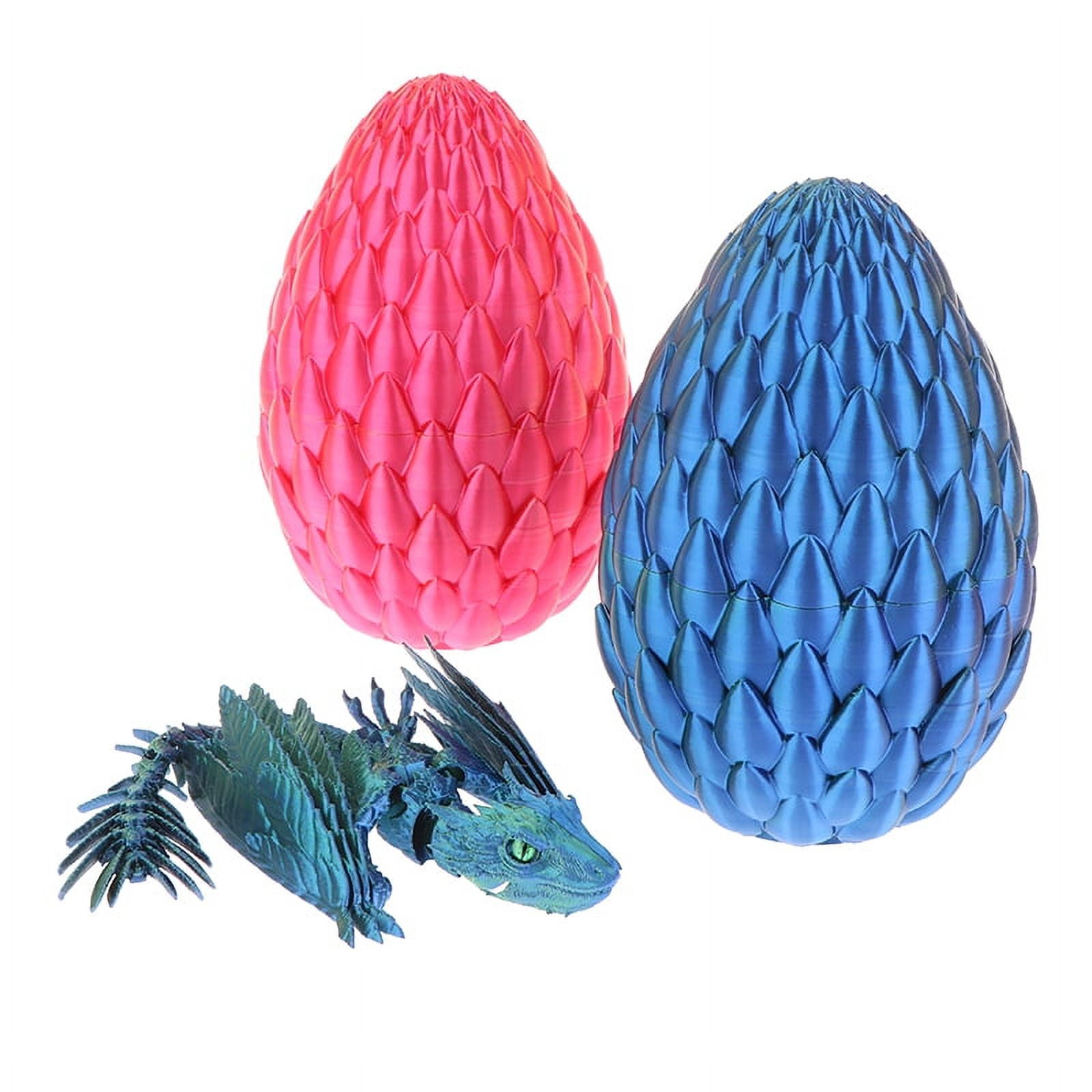 3D Printed Dragon Rotatable Articulated Dragons Western Style Crystal ...