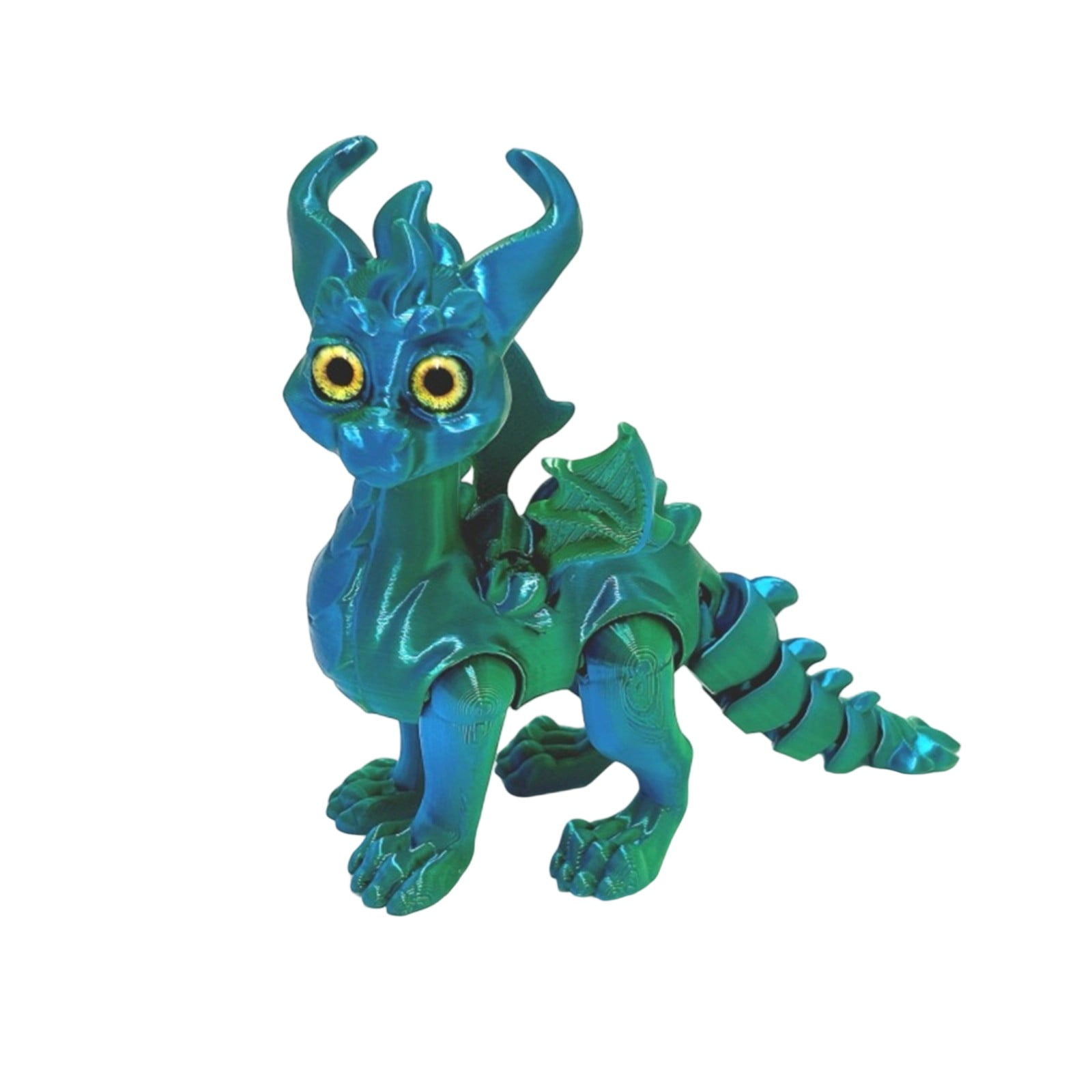 3D Printed Dragon Simulation Eyes Realistic Flying Dragon Joint Movable ...
