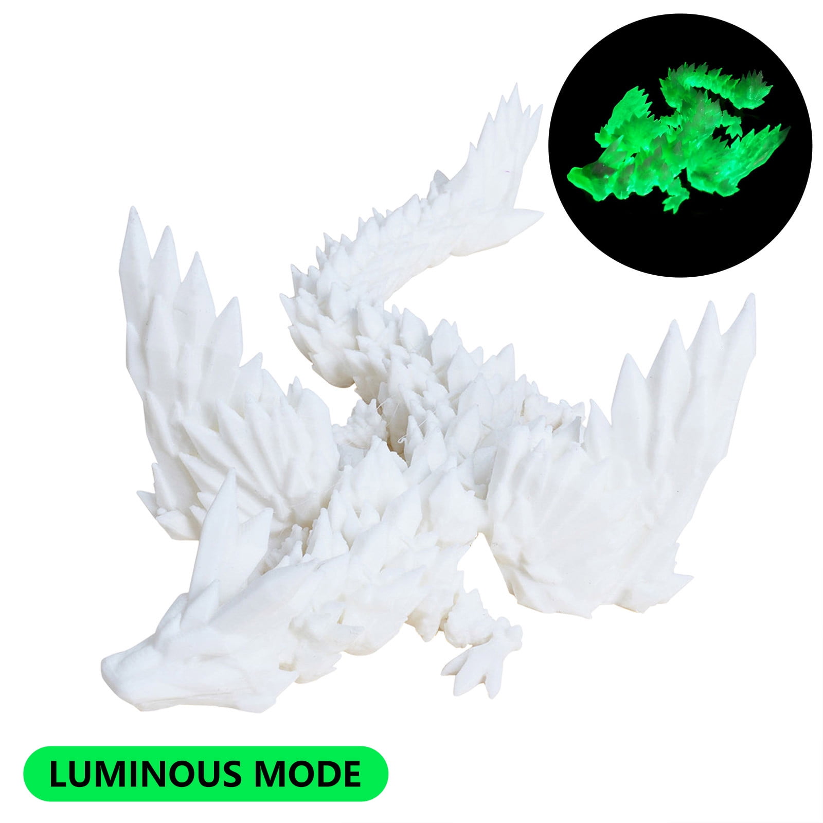 3D Printed Dragon with Wings Flying Dragon,Articulated 3D Dragon Toys ...