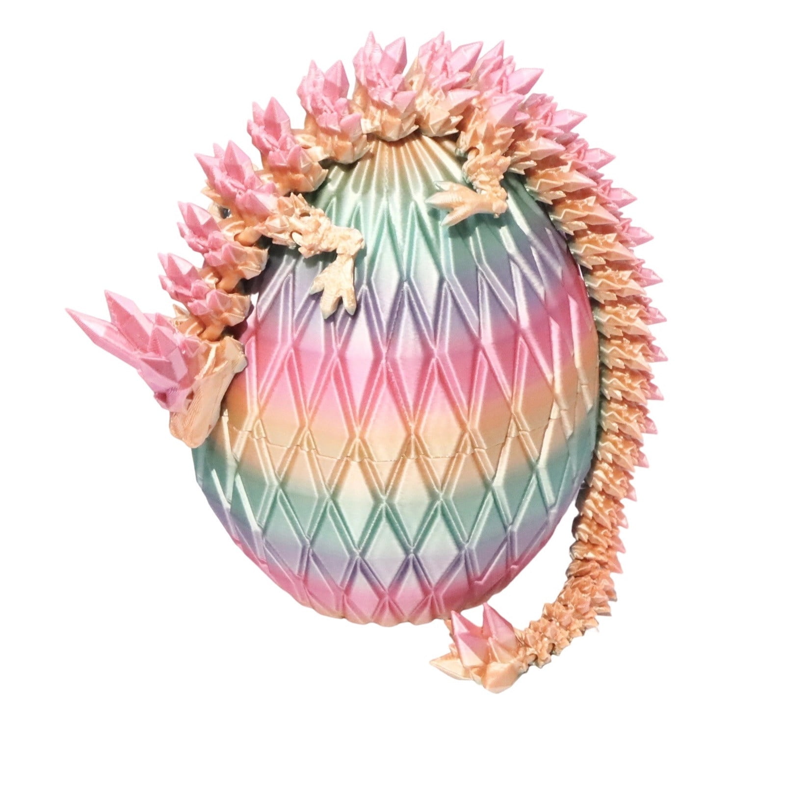 3D Printed Dragon with Egg Kit, Articulated Flexible Poseable Dragon ...