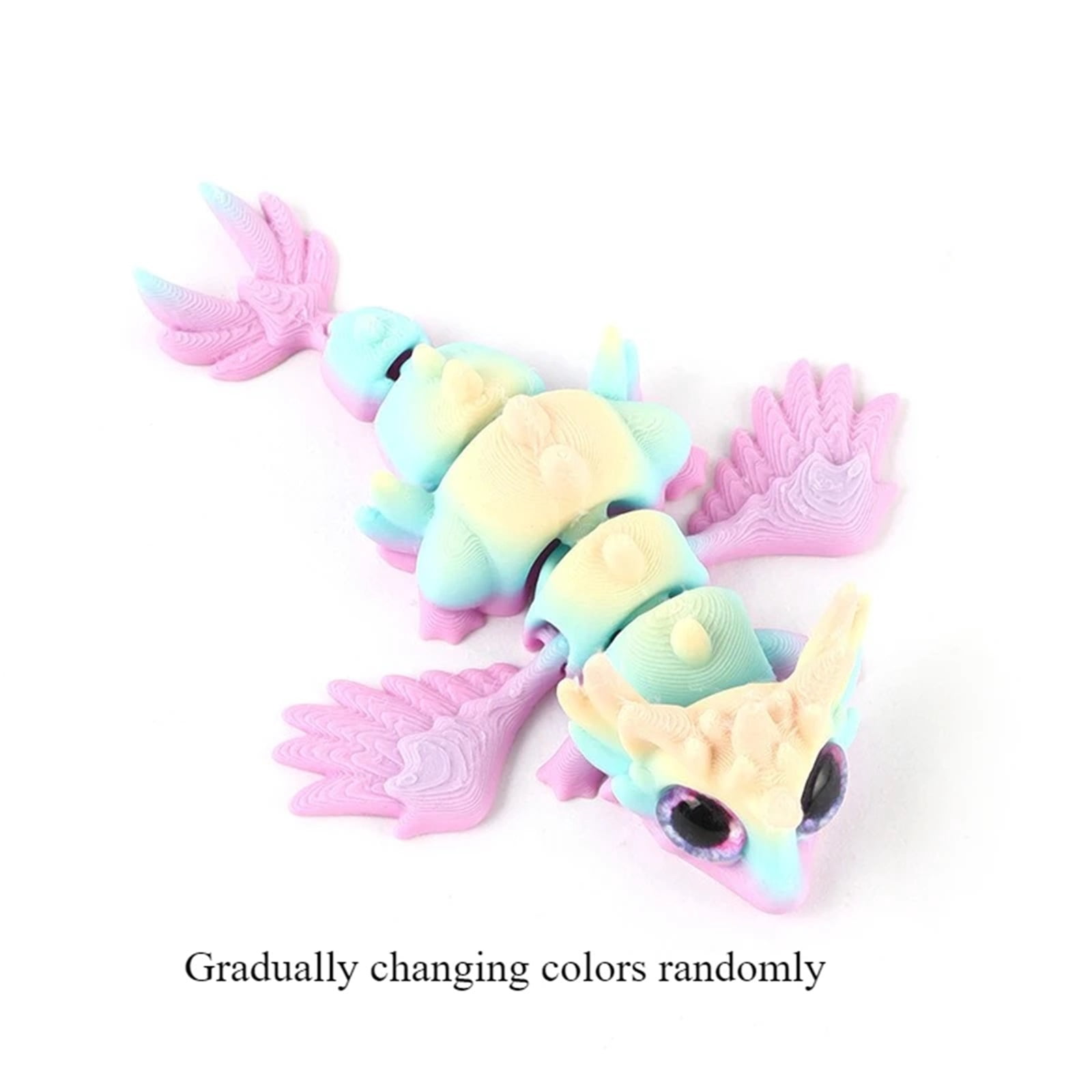 3D Printed Dragon with Flying Wings and Joint Movable Model Handicraft ...