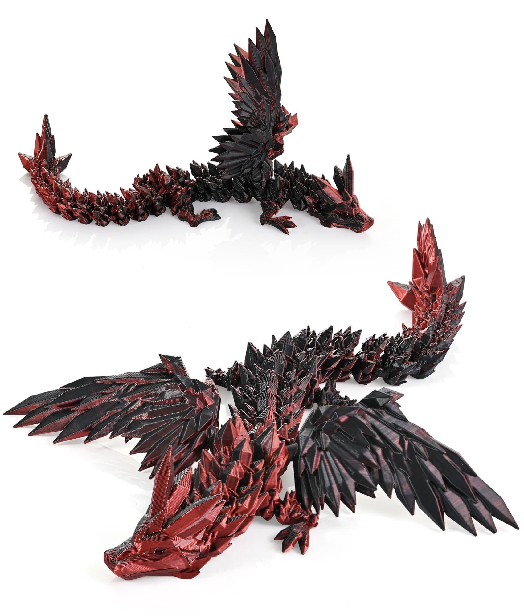 3D Printed Dragon with Wings , for Stress Relief, Surprise Animals ...