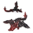 3D Printed Dragon with Wings , for Stress Relief, Surprise Animals ...