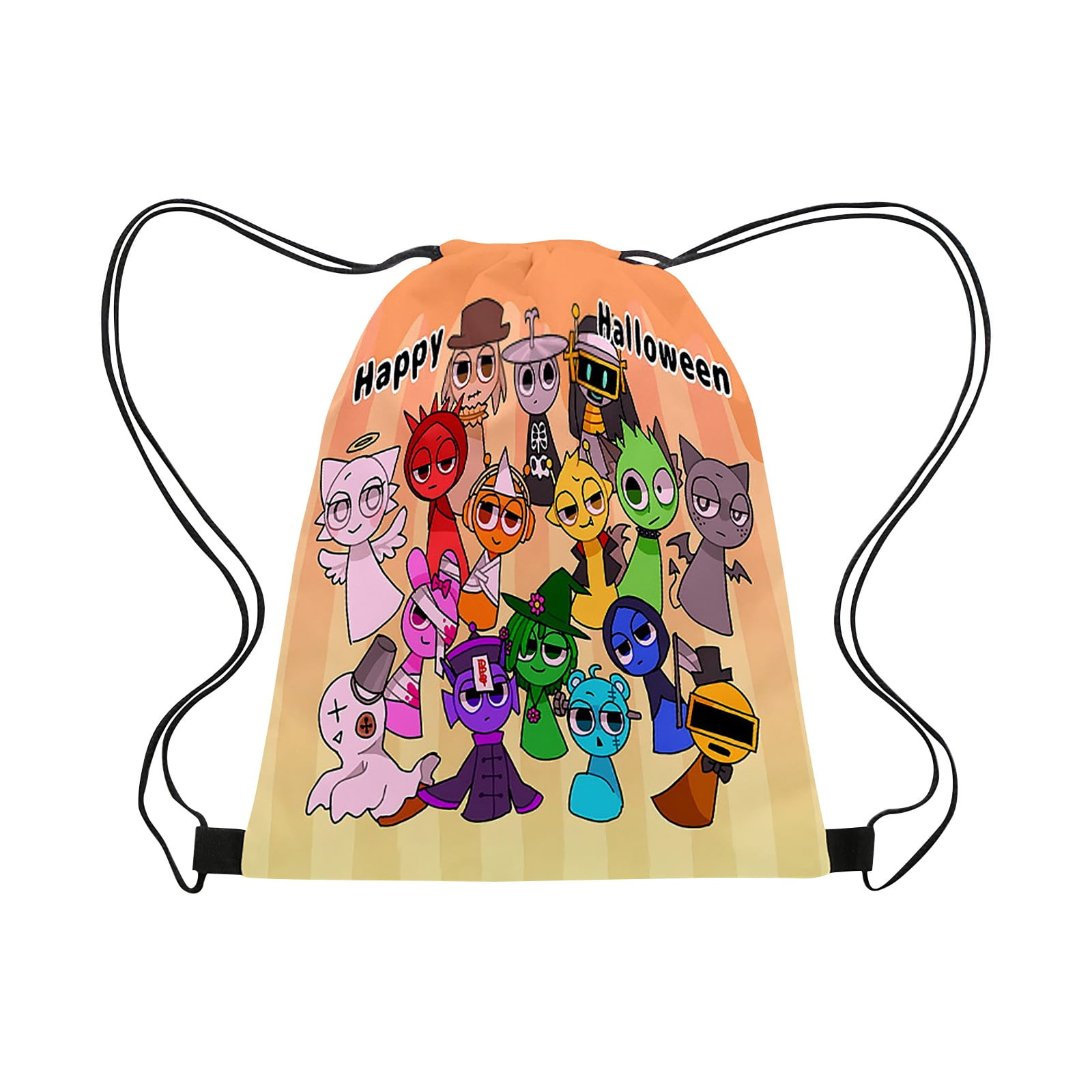 3D Printed Drawstring Backpack Sprunki-_Young Cartoon Backpack Things ...