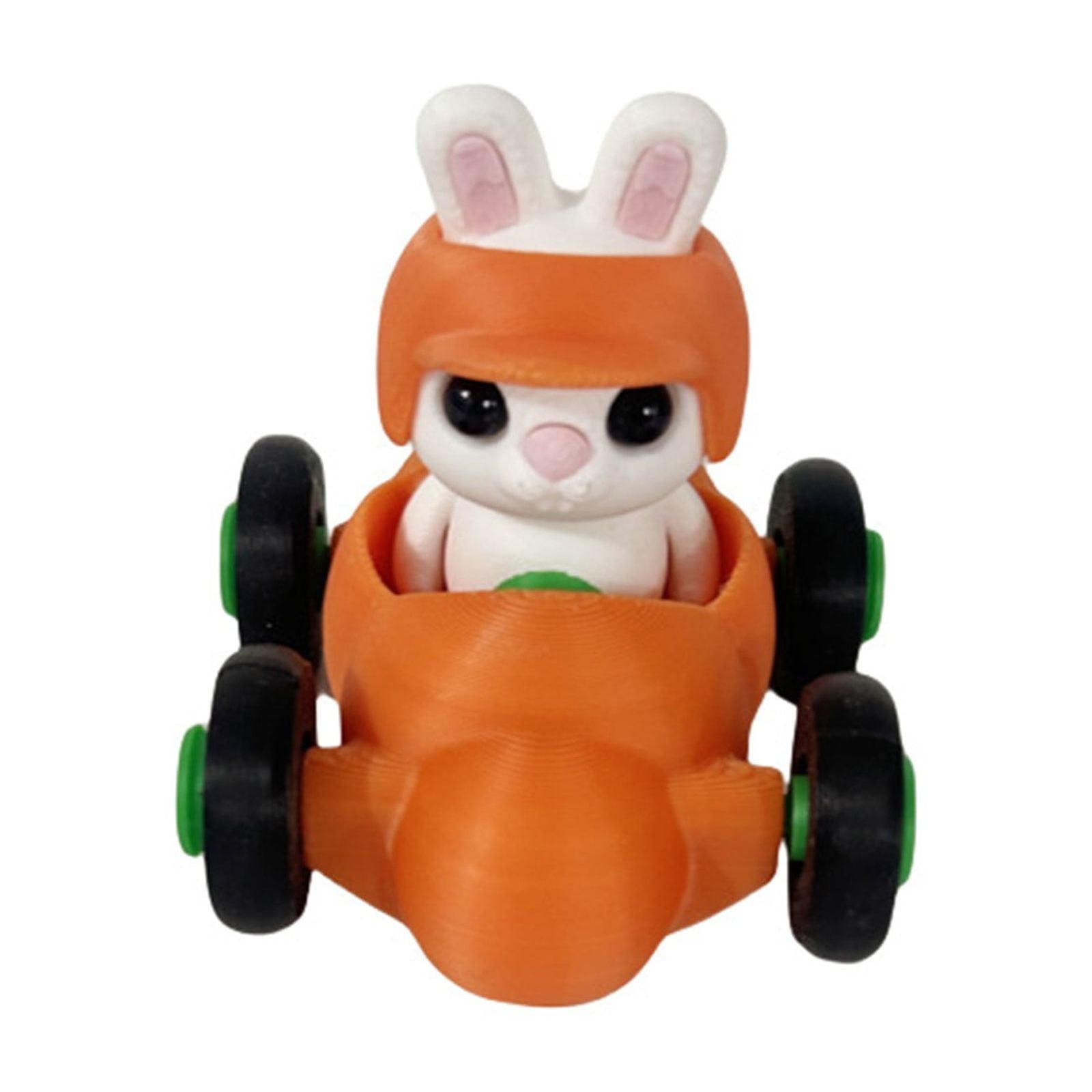 3D Printed Driving Bunny Decoration - Whimsical Gothic Design | Ideal ...