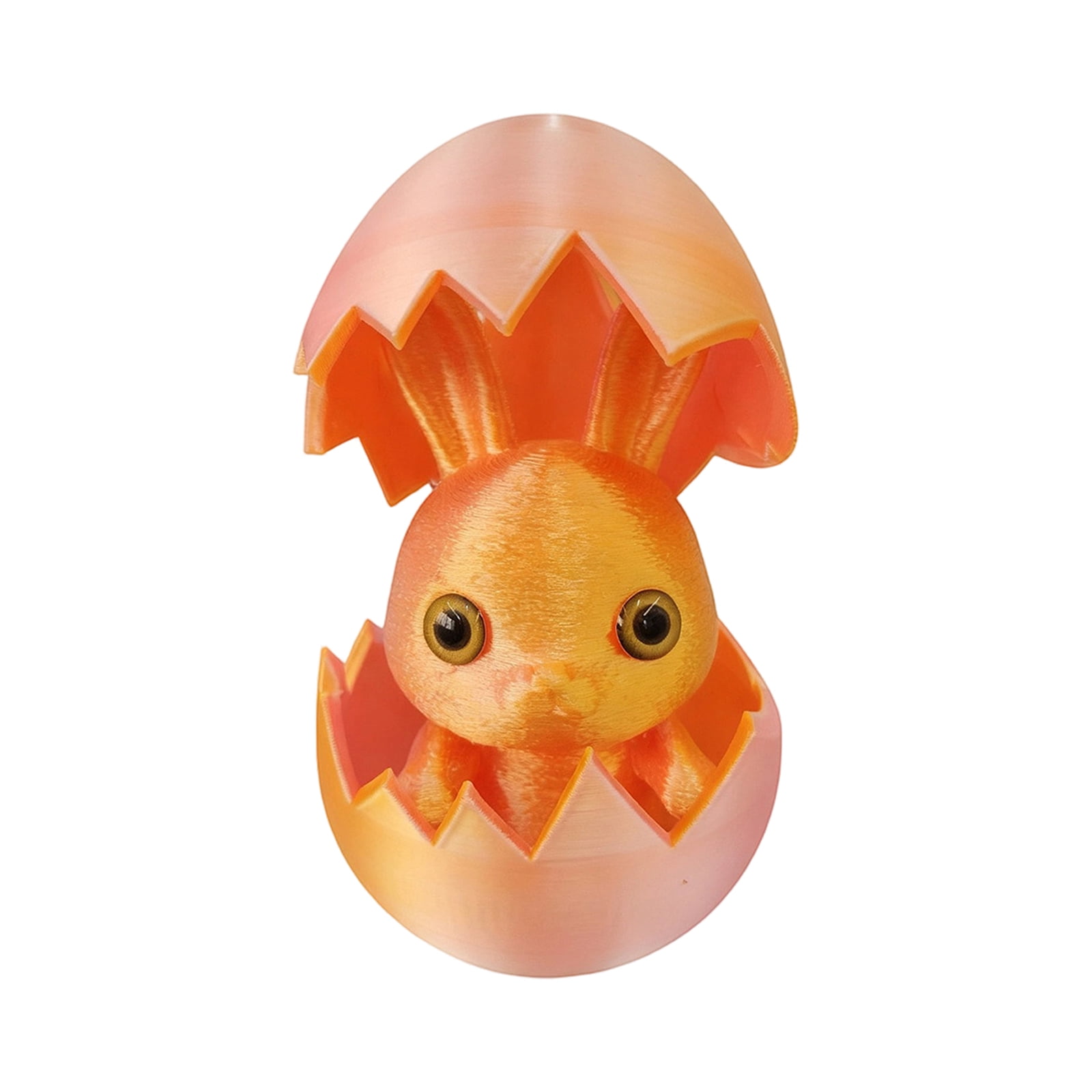 3D Printed Easter Bunny Egg Toy – Jointed Movable Rabbit Decoration ...