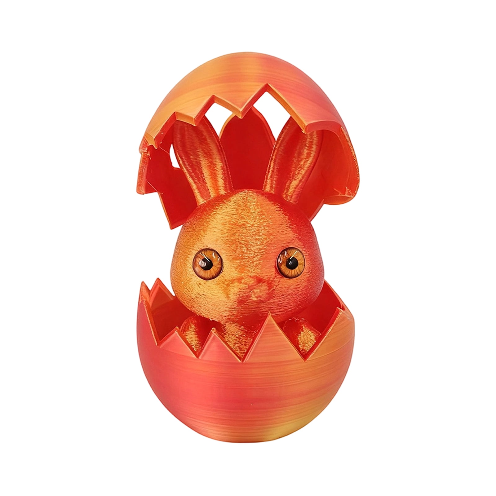 3D Printed Easter Bunny Egg Toy – Jointed Movable Rabbit Decoration ...