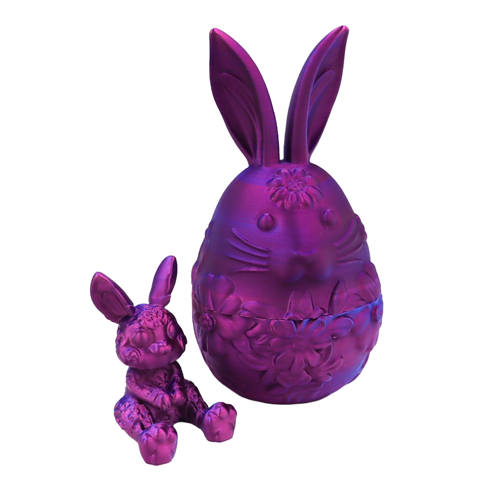 3D Printed Easter Egg Decor,3D Printed Easter Egg with Bunny Inside ...