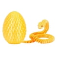 3D Printed Egg with Flexible Snake Inside, 11.8 Inch Model, Science ...