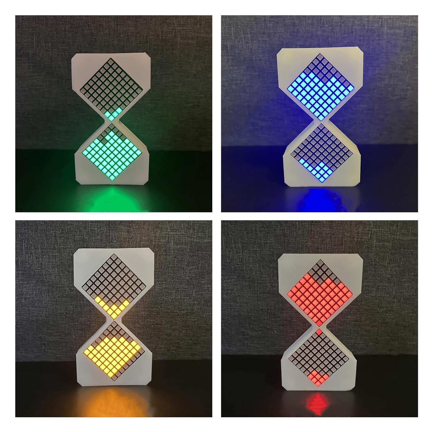 3D Printed Electronic Hourglass, 2024 New 3D Digital Hourglass ...