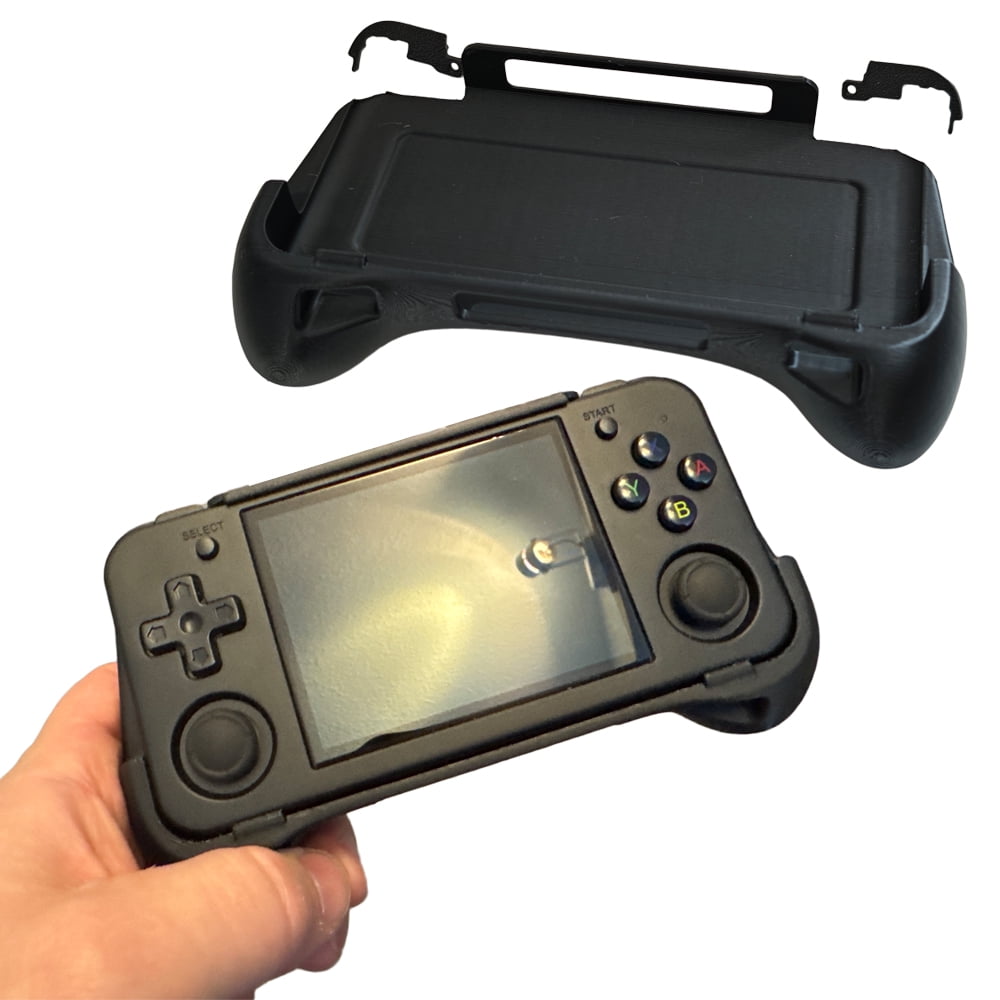3D Printed Ergonomic Grip Handle Protective Case Compatible with RG35XX ...