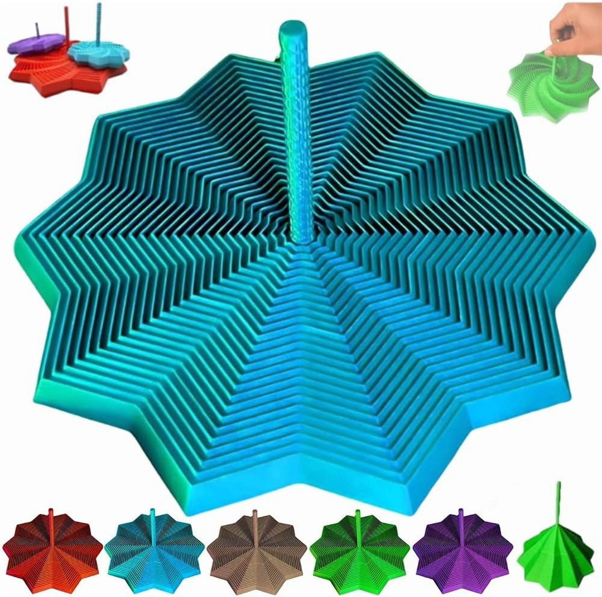 3D Printed Expanded Sensory Fidget Star, Expandable Fractal Fidget ...