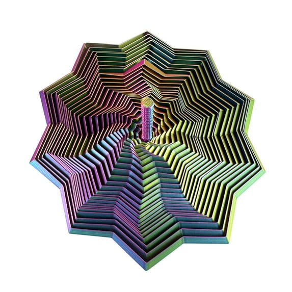 3D Printed Expanded Sensory Fidget Star, Fractal Fidget Hexagon with ...