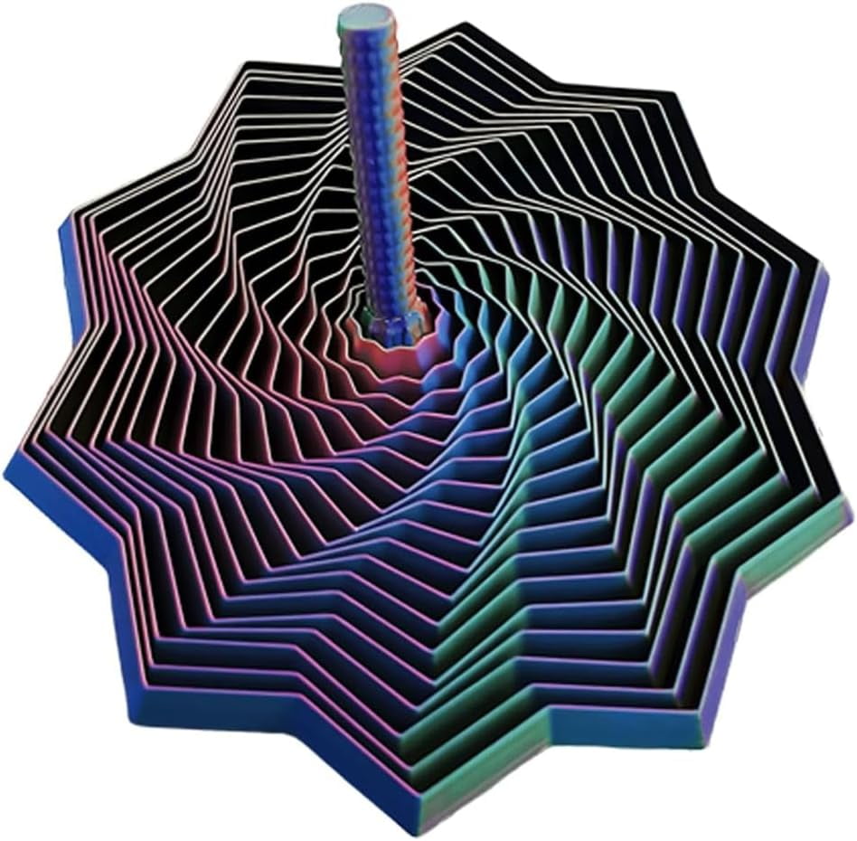 1pcs，3D Printed Expanded Sensory Fidget Star, Fractal Fidget Hexagon ...