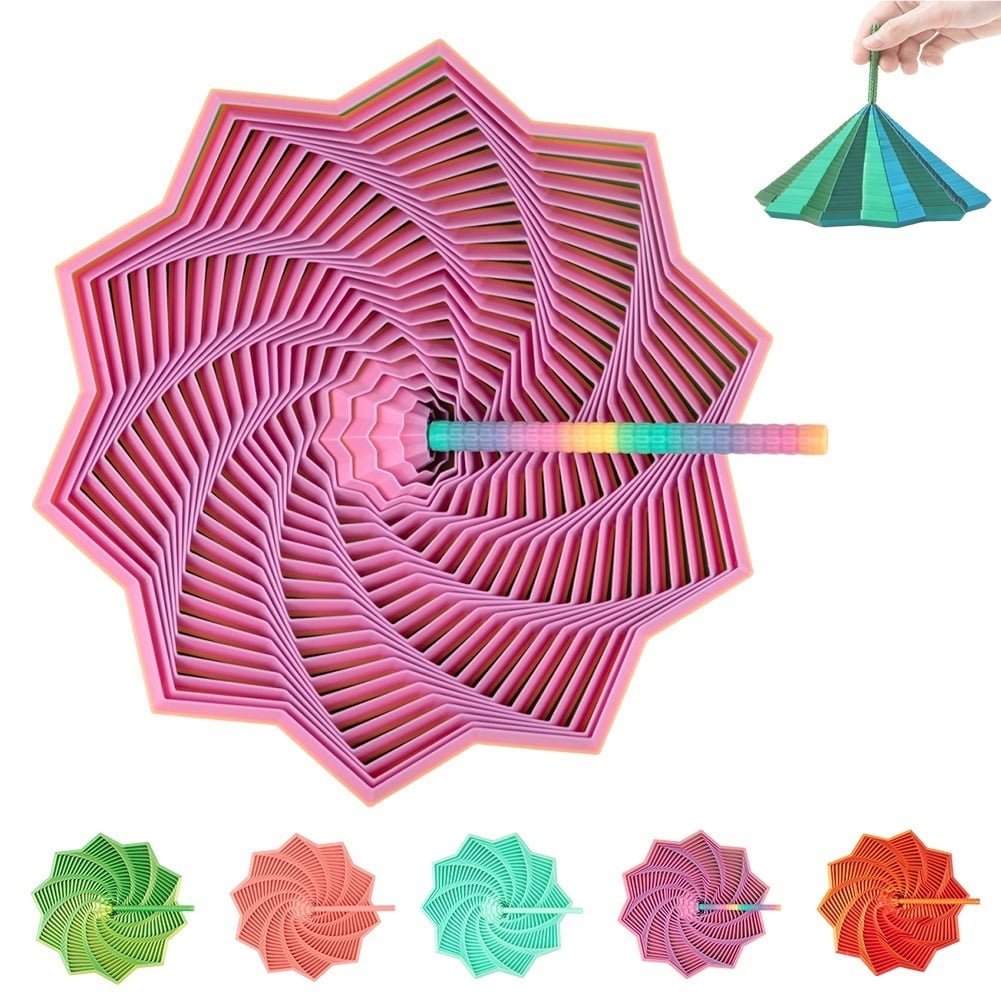 3D Printed Expanded Sensory Fidget Star with Handle, 2026 Brightly ...