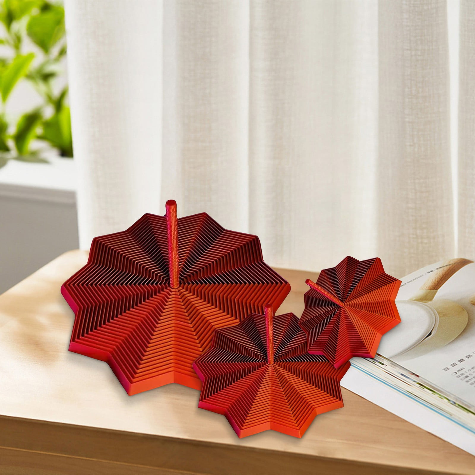 3D Printed Expanded Sensory Fidget Star, Printed Hexagonal Anxiety ...