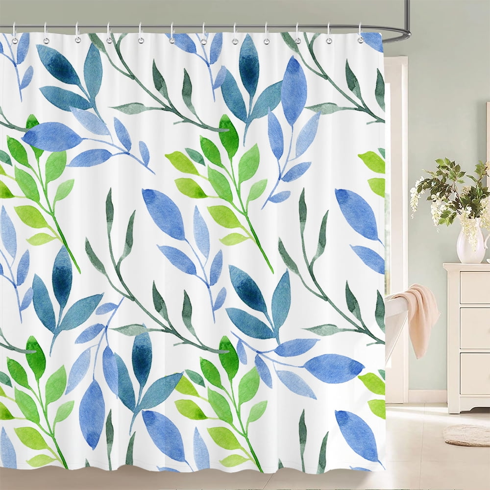 3D Printed Fabric Shower Curtains Fresh Flowers Plant Bath Screens ...