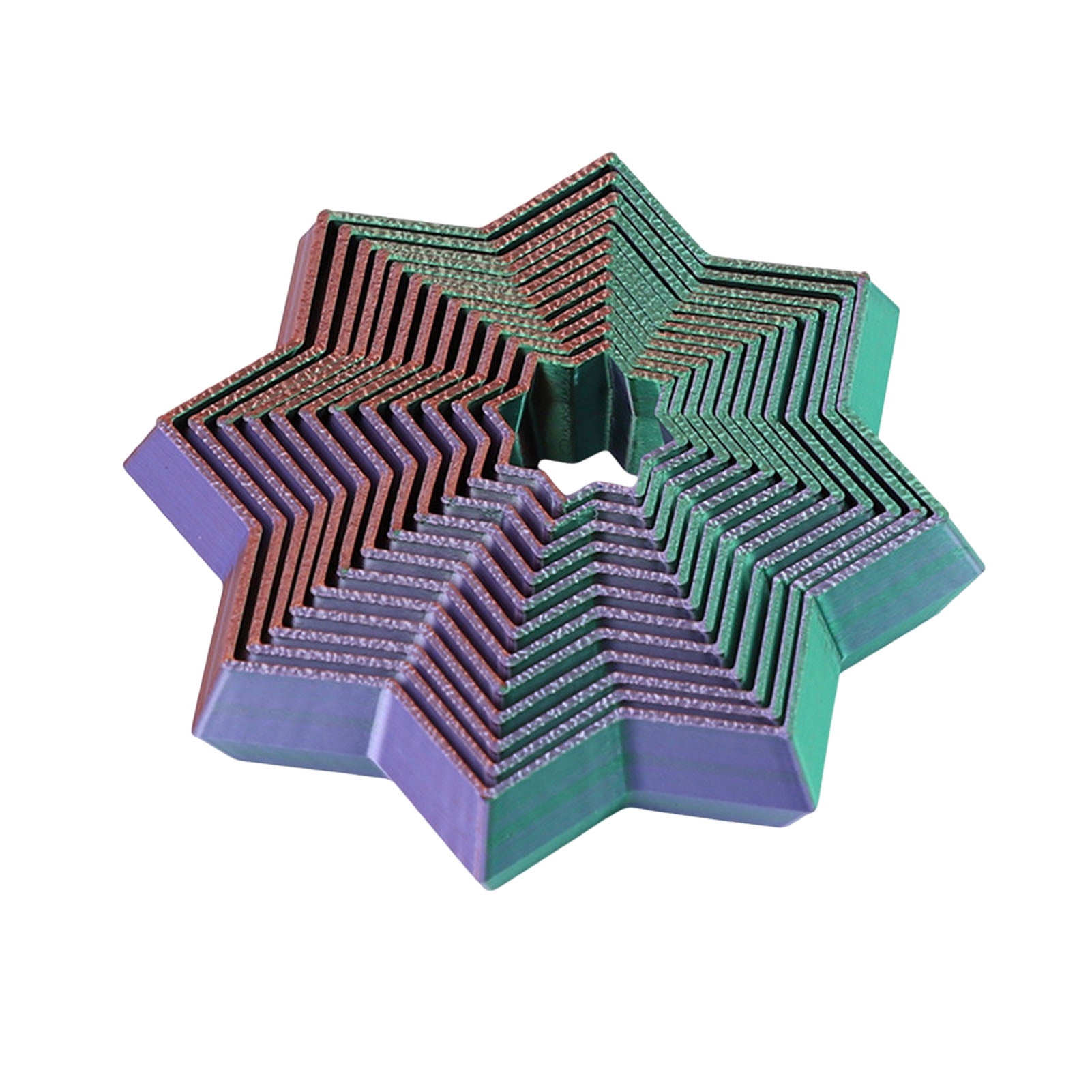 3D Printed Fidget Retractable Tower 10/12 Layers Anxiety Stress Relief ...