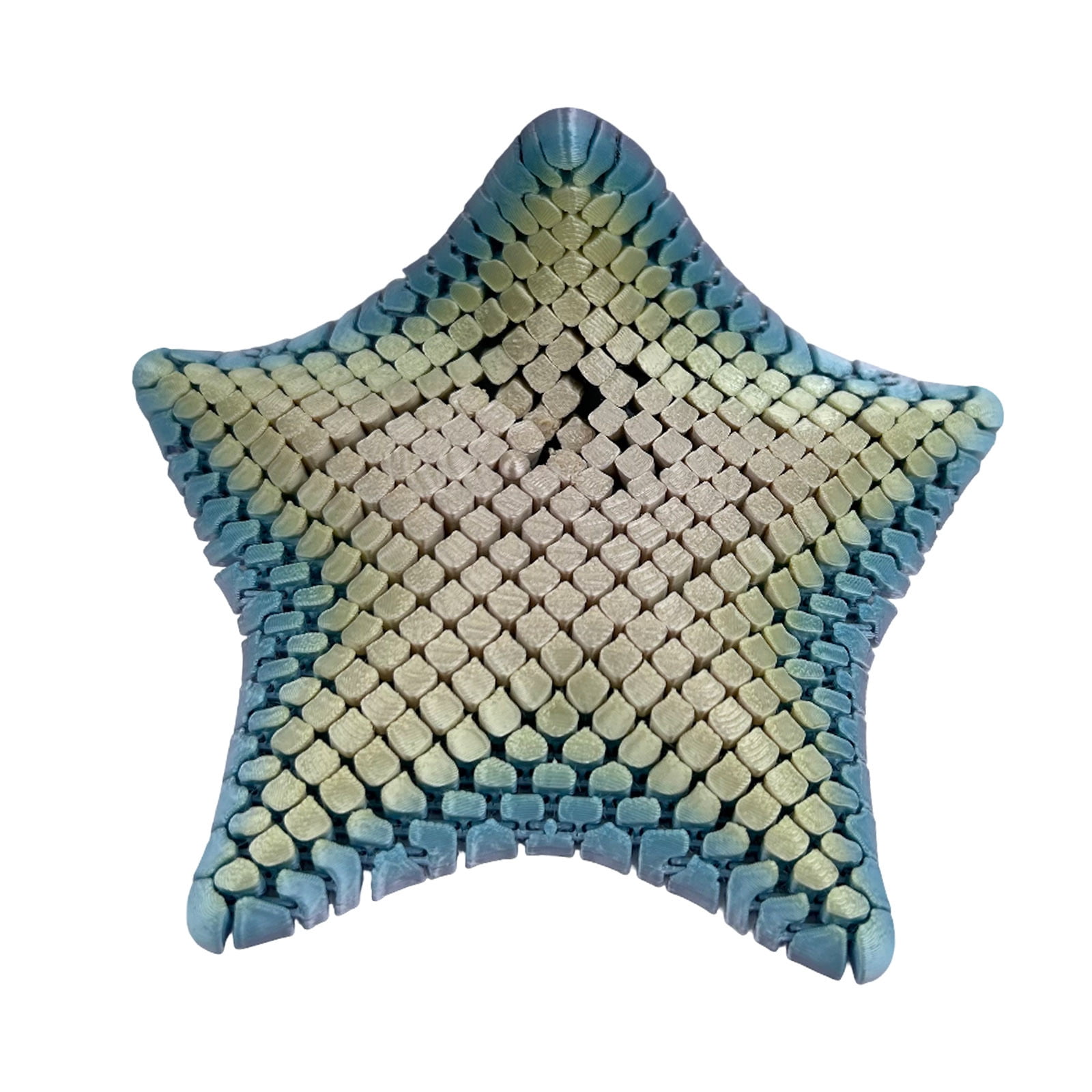 3D Printed Flexible Stretchable Puzzles Stress Transformable Sensory Fingertip Cute Movable ...