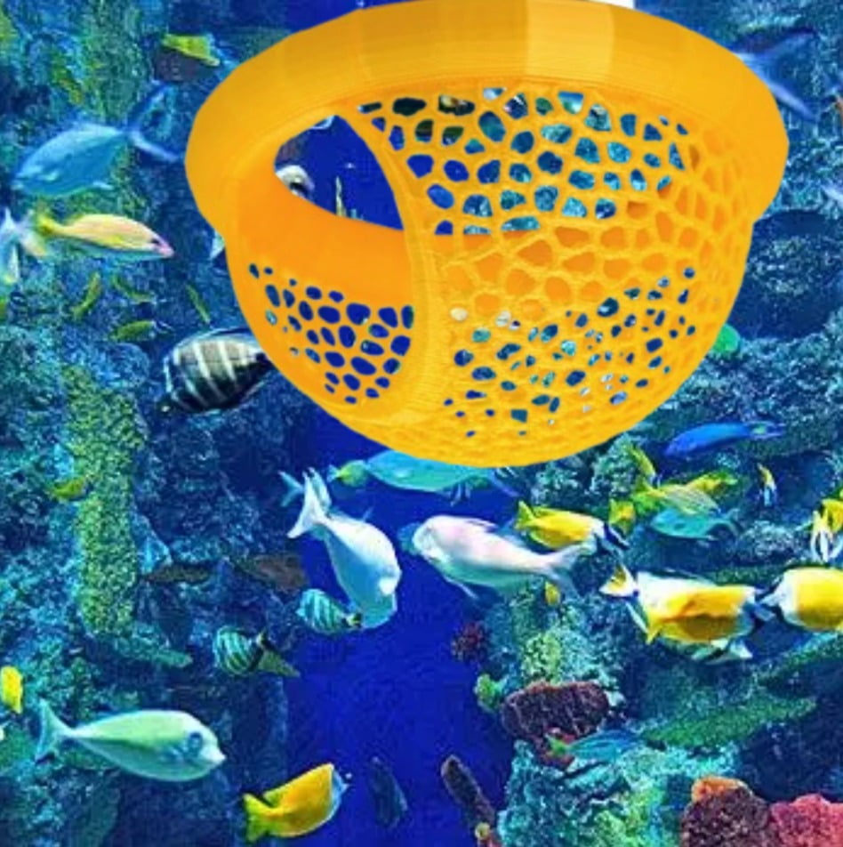 3D-Printed Floating Betta Cave Aquarium Fish Tank Accessories Small ...