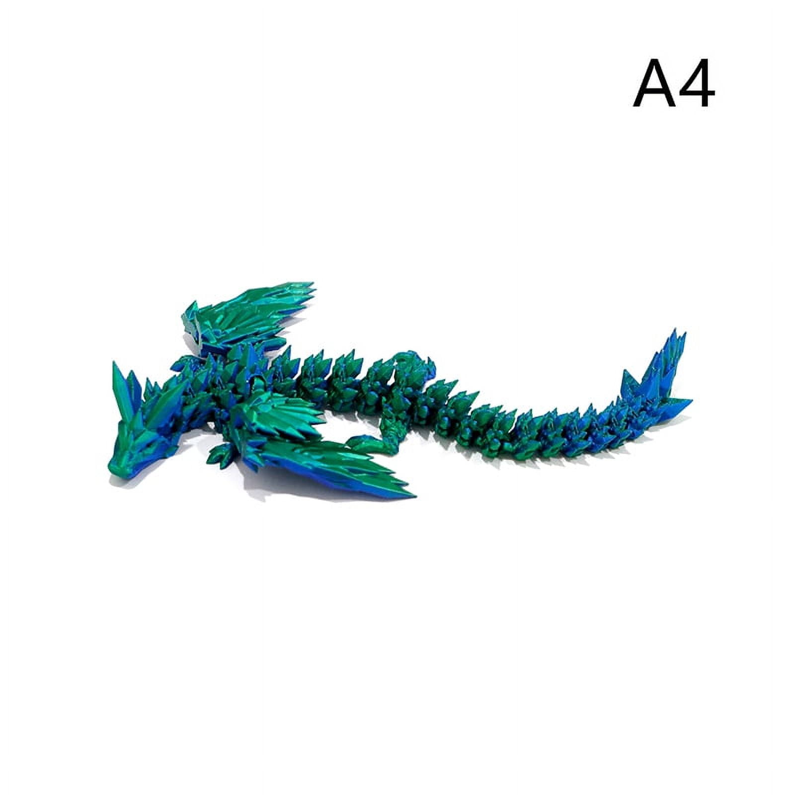 3D Printed Flying Dragon Articulated Dragon Western Style Joint Movable ...