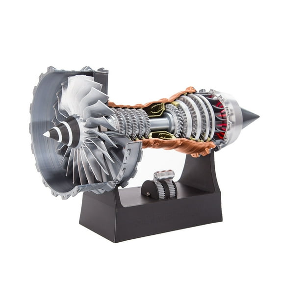 3D Printed Functional Turbofan Engine Model, SKYMECHMAN TR900 Engine ...