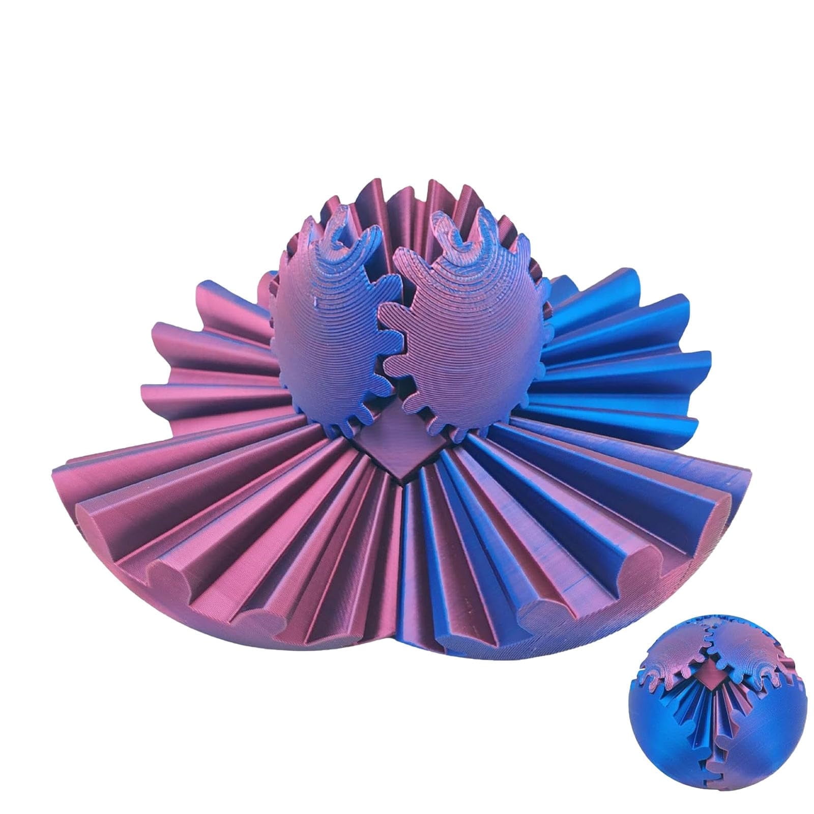 3D Printed Gear Spin Ball，Fidget Spinner Stress Sphere，Montessori ...