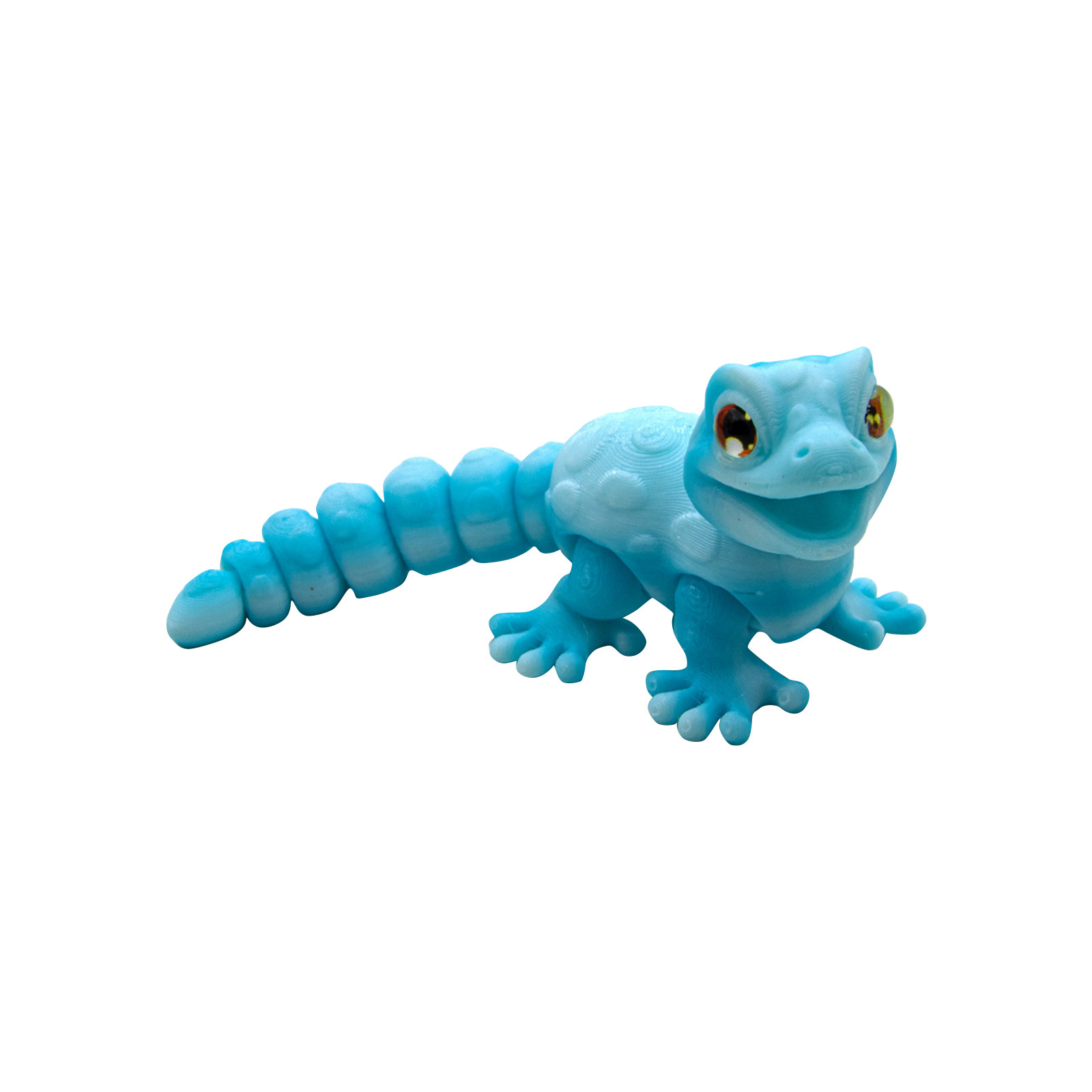 3D Printed Gecko Figure, Colorful Gecko , 4.13 inch (10.5 cm) Gecko ...