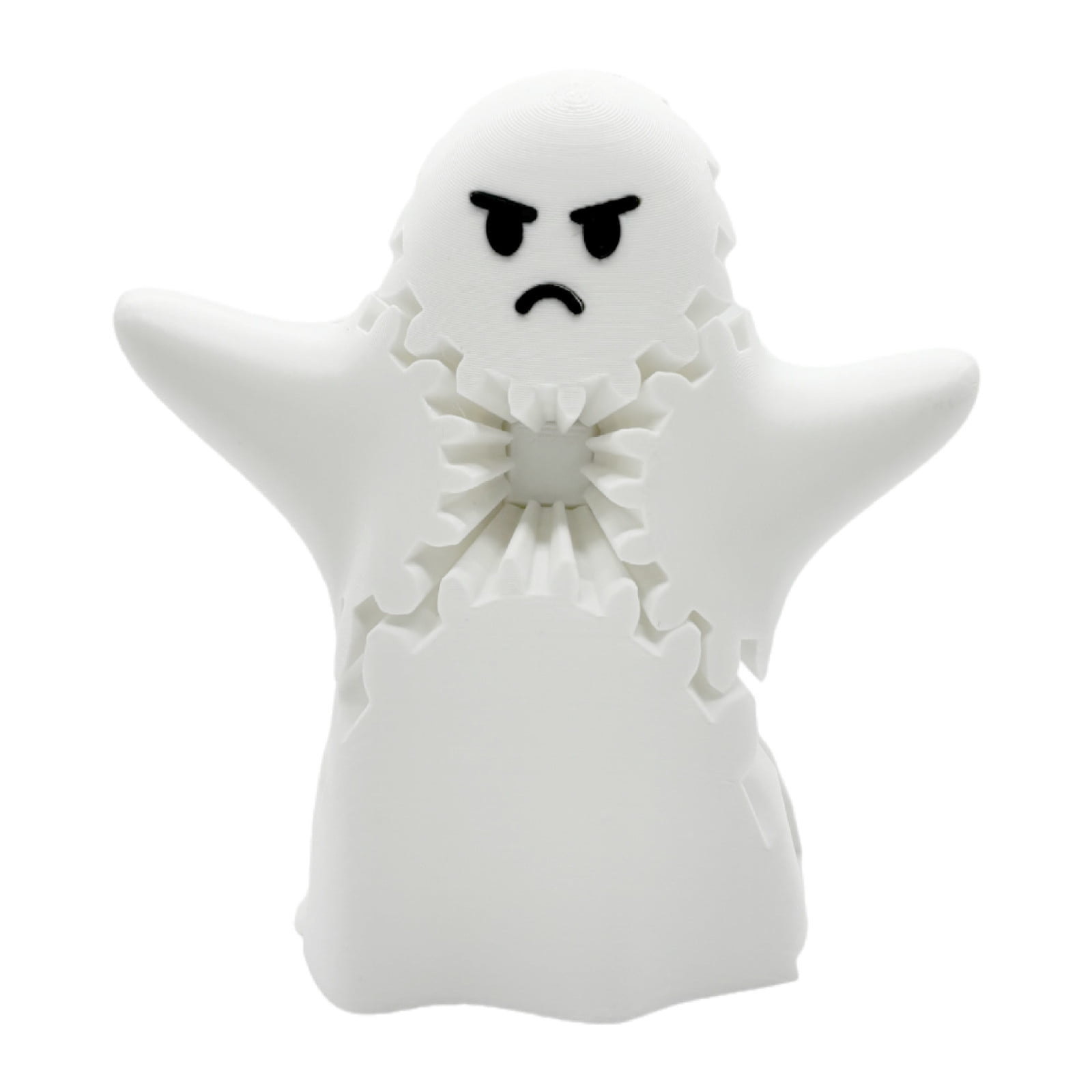 3D Printed Ghost Gear Cube Puzzle Toy Adorable Spooky Design For All ...