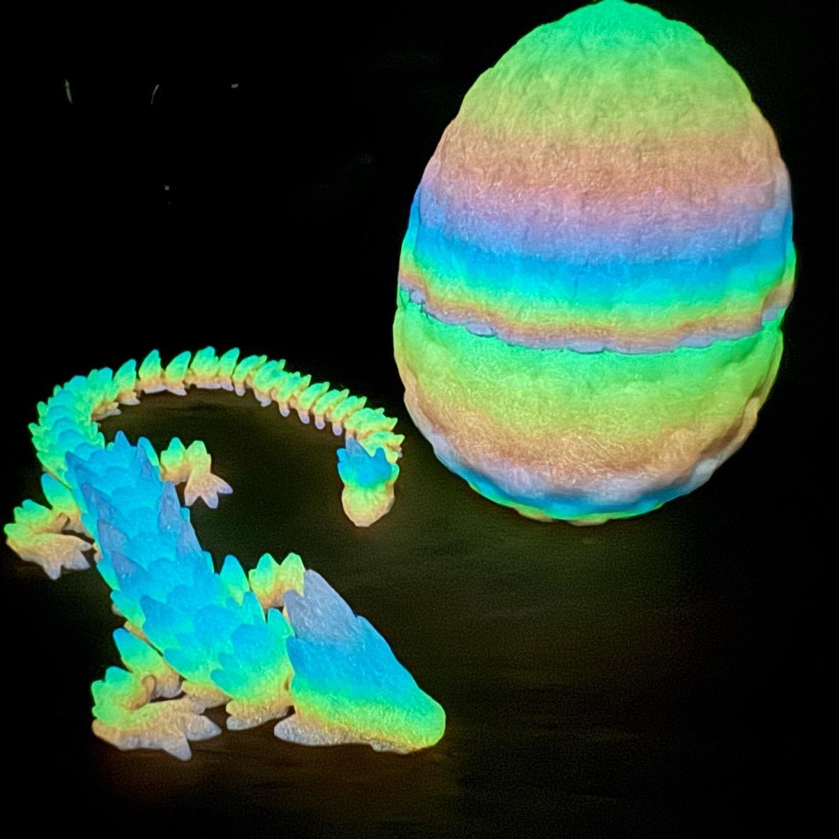 3D Printed Glow in the Dark Dragon and Egg - Walmart.com