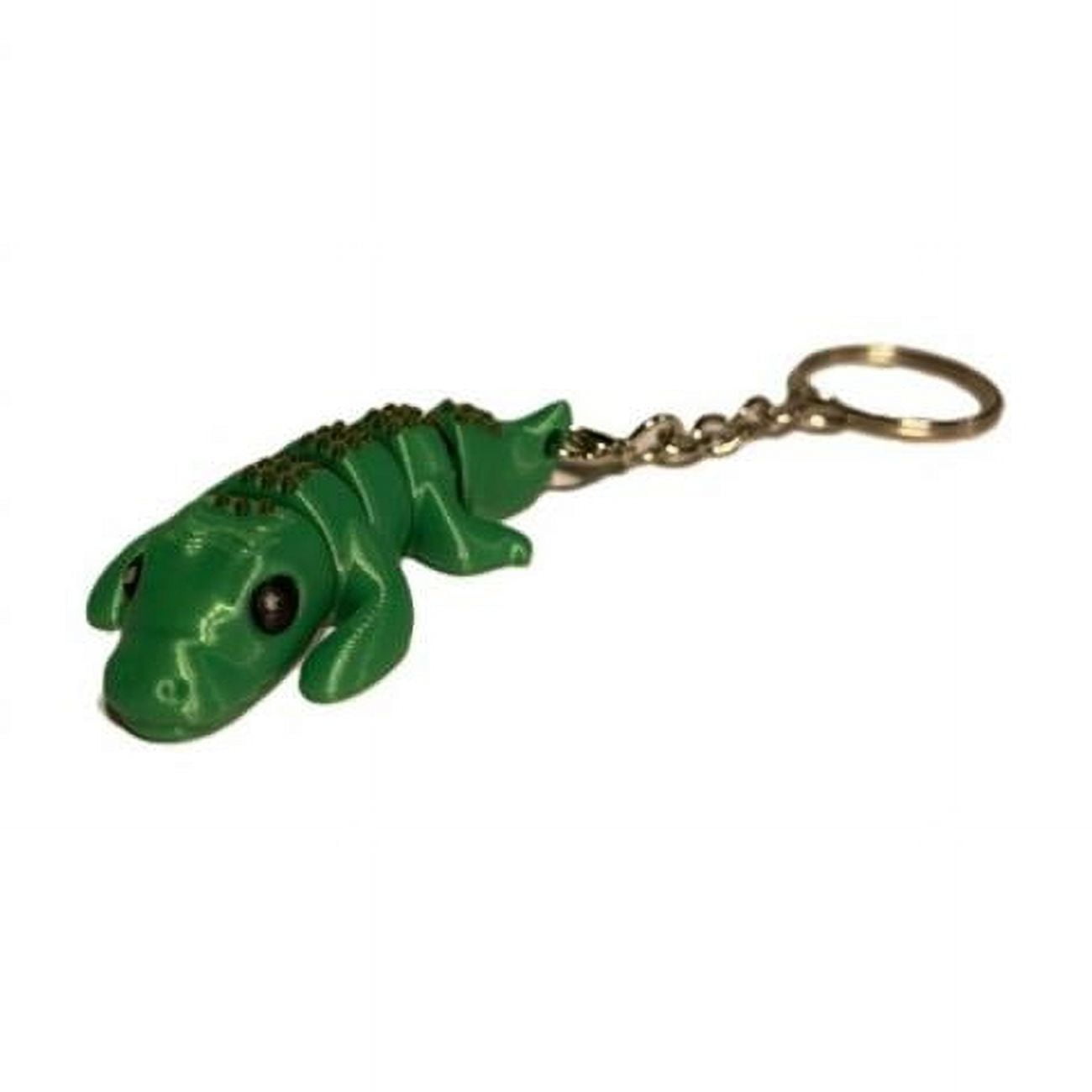 3D Printed Green Crocodile Key Chain - Walmart.com