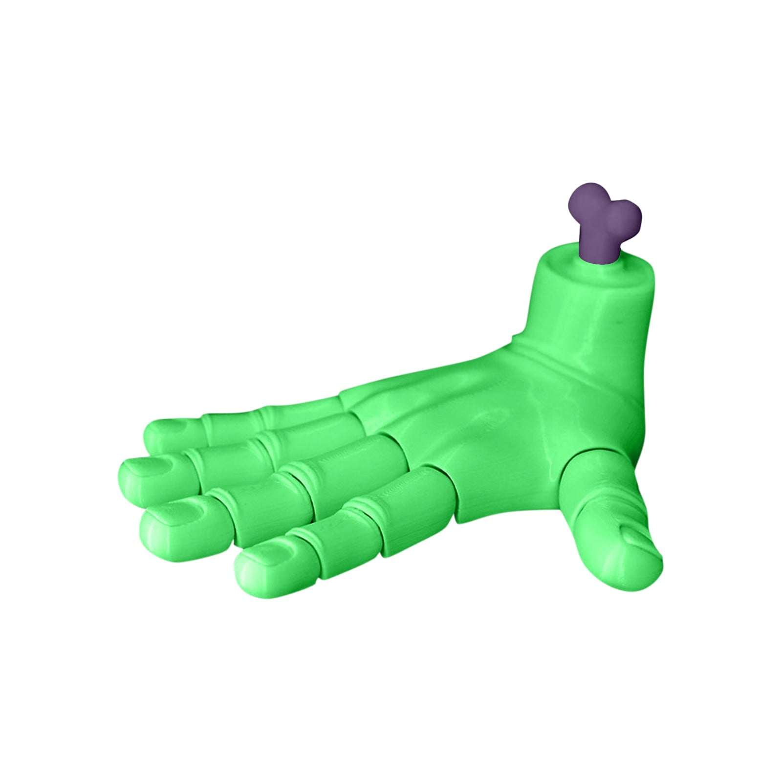 3D Printed Halloween Hand Plastic Hand Model Scary Articulated Costume ...