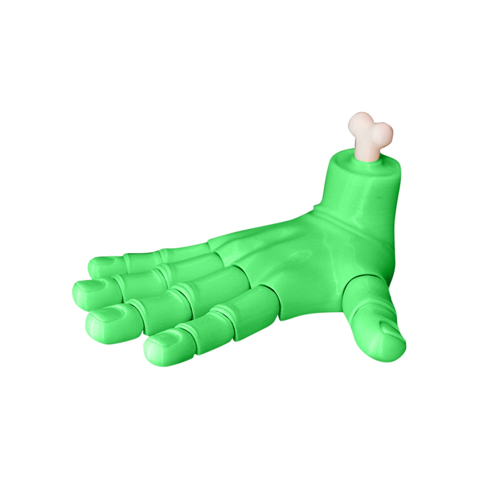 3D Printed Halloween Hand Plastic Hand Model Scary Articulated Costume ...