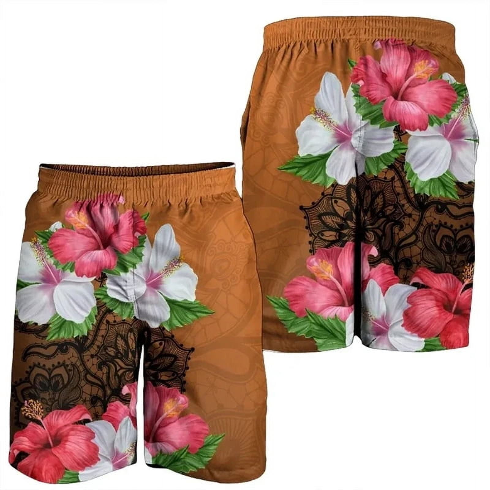 3D Printed Hawaii Tropical Wonderful Hibiscus Strelitzia Plumeria Men's ...