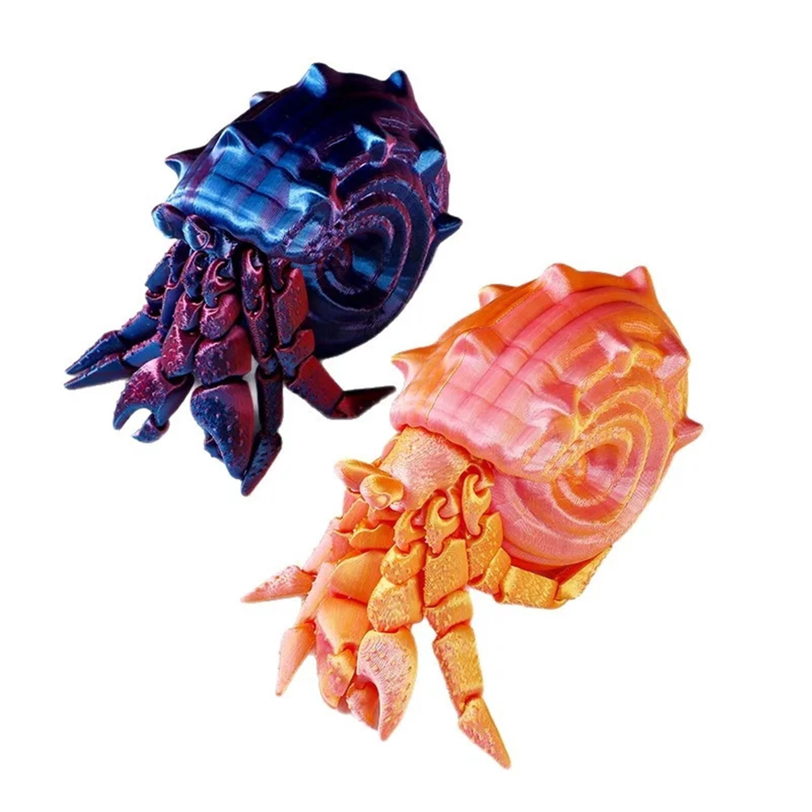 3D Printed Hermit Crab Jointed Model Polyarticular Articulated Decor ...