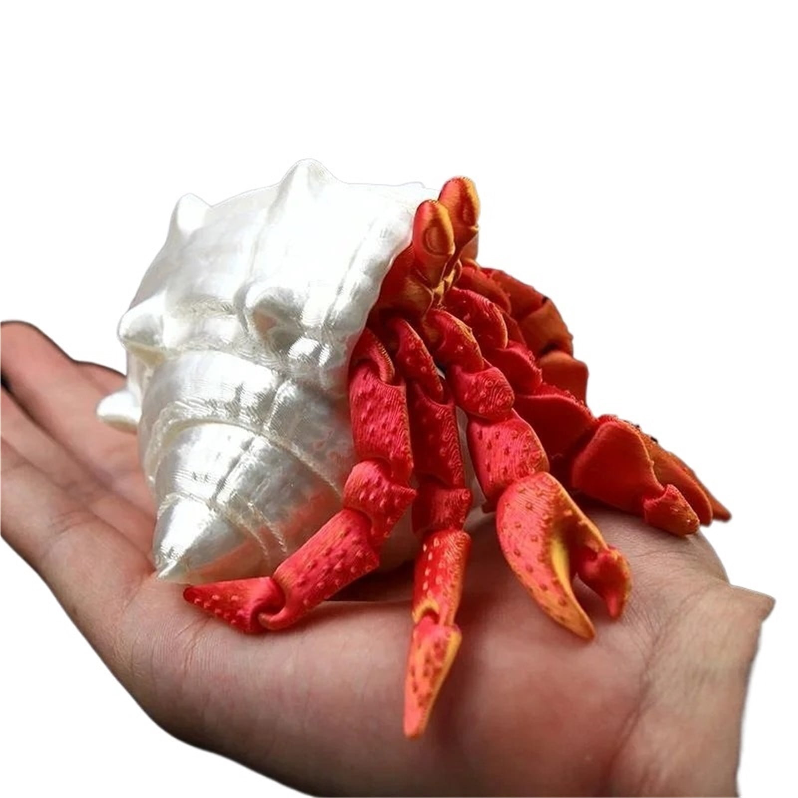 3D Printed Hermit Crab Jointed Model Polyarticular Articulated Decor ...