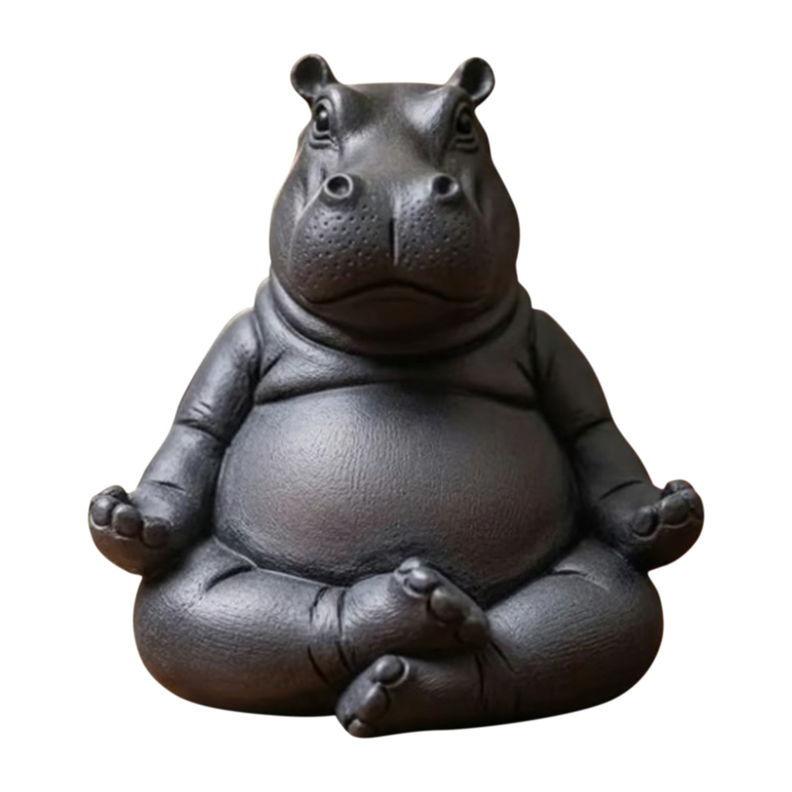 3D Printed Hippo Figurine - Adorable Resin Hippopotamus Statue With ...