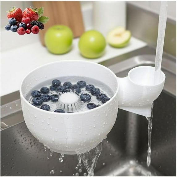 3D-Printed Hydro Bowl - Food-grade materials, automatic fruit washer ...