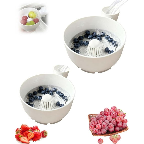 3D Printed Hydro Bowl Fruit Washer Spinner, Food Grade Plastic, Snail ...