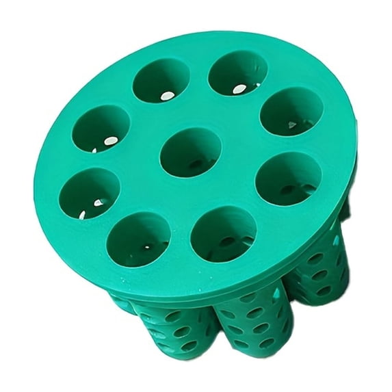 3D Printed Hydroponic Scallion Regrow Kit 9 Hole Planter For Kitchen ...