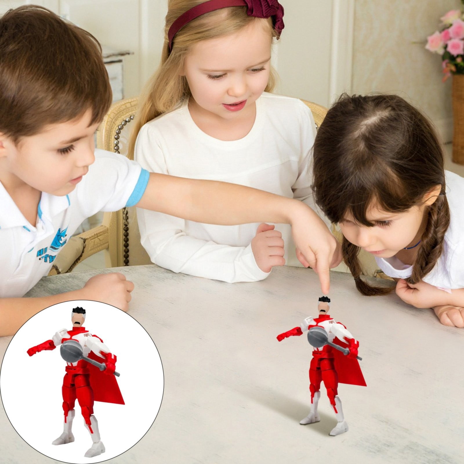 3D Printed Invincible 2.0 Action Figure - Multi-Jointed Movable ...