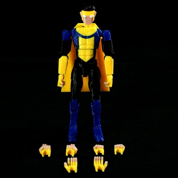 3D Printed Invincible Toys Action Figures Anime Model Lucky Dummy 13 ...