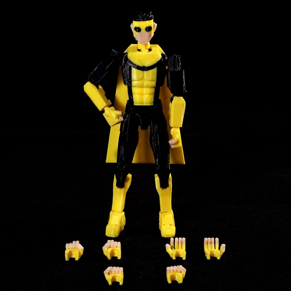 3D Printed Invincible Toys Action Figures Anime Model Lucky Dummy 13 ...