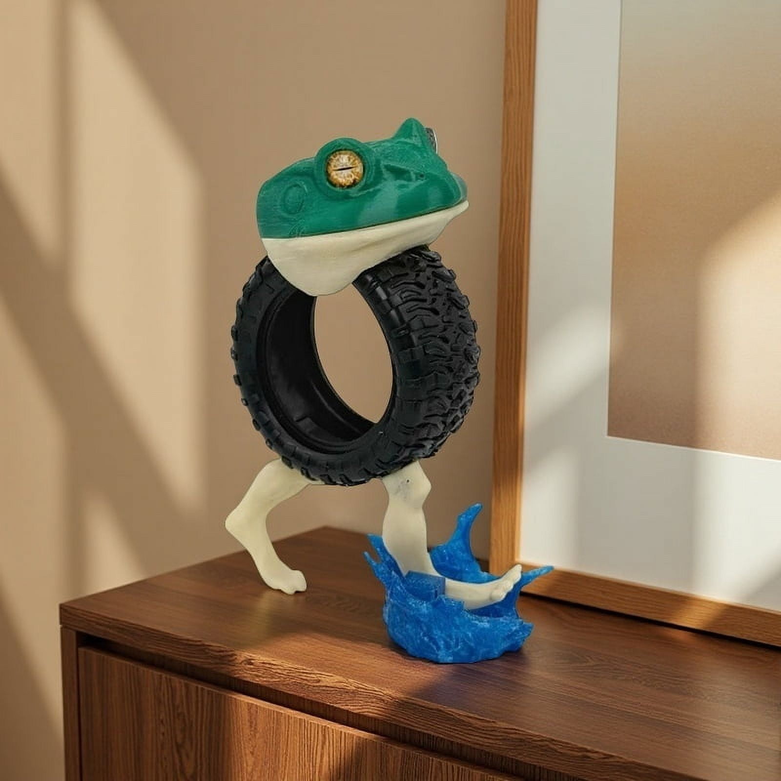 3D Printed Italian Brainrot Figurine – Boneca Ambalabu 5in Frog with ...
