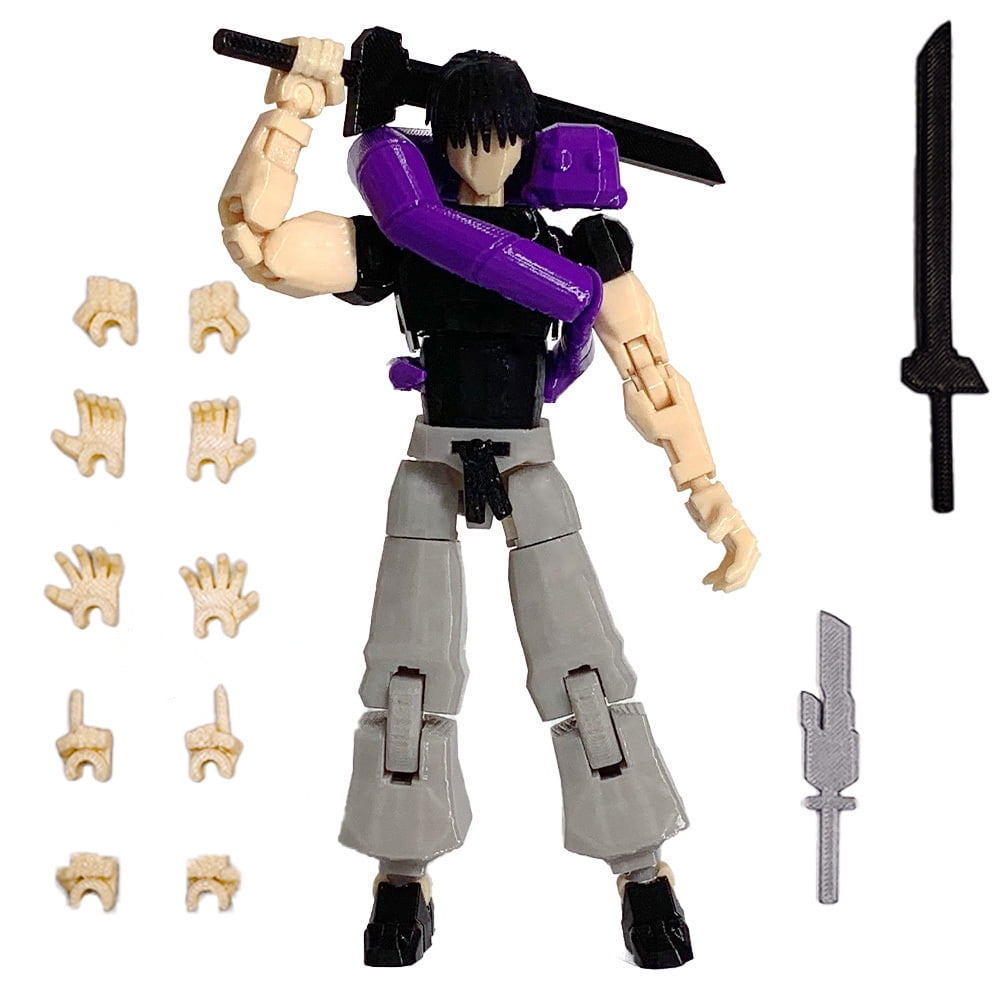 3D Printed Jujutsu Kaisen Fushiguro Toji Anime Multi-Jointed Shapeshift ...