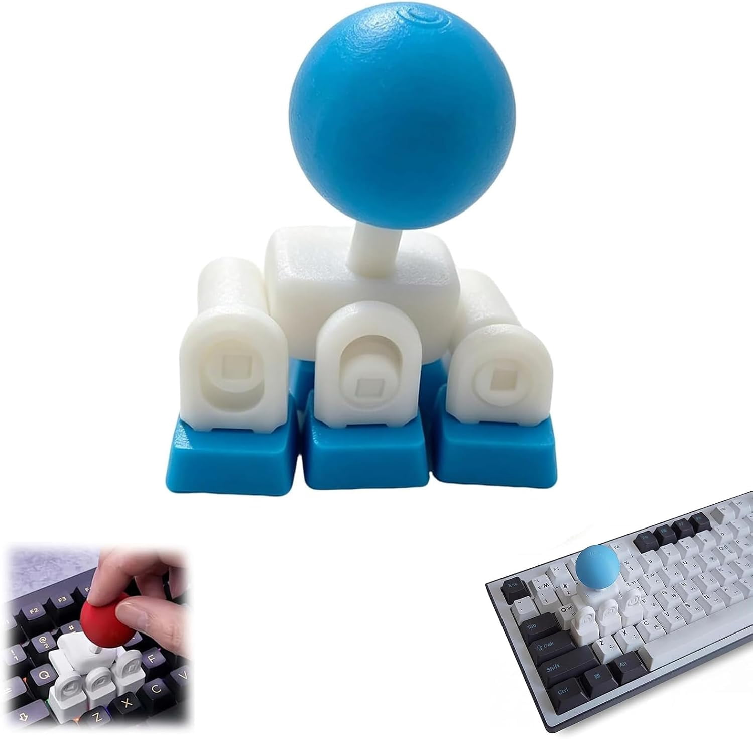 3D Printed Keyboard Joystick Keycap WASD Arcade Stick Adapter for ...