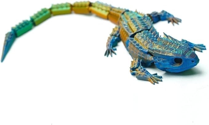 3D Printed Lizard,Articulated Crocodile Models,Flexible Joint Animal ...